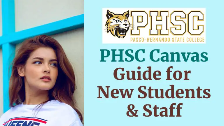 PHSC Canvas Guide for New Students & Staff