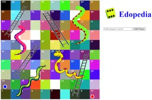JavaScript Snakes and Ladders Multiplayer Game Source Code - Edopedia