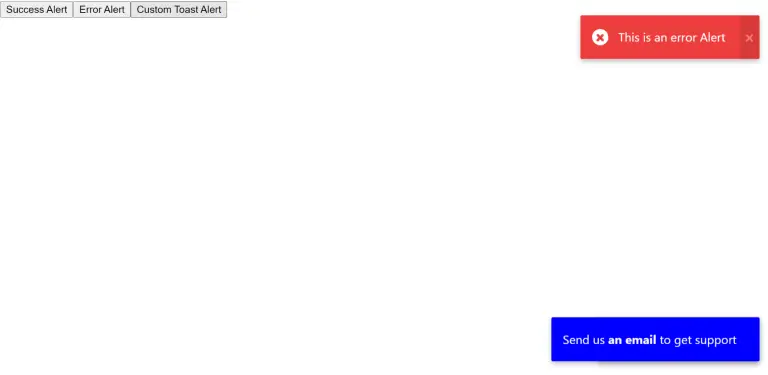 Show Alert Notification Messages Using React.js Notyf Library - Edopedia