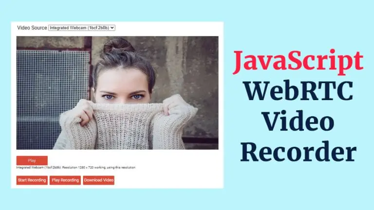Javascript Webrtc Video Recorder And Download As Mp4 Video Edopedia 